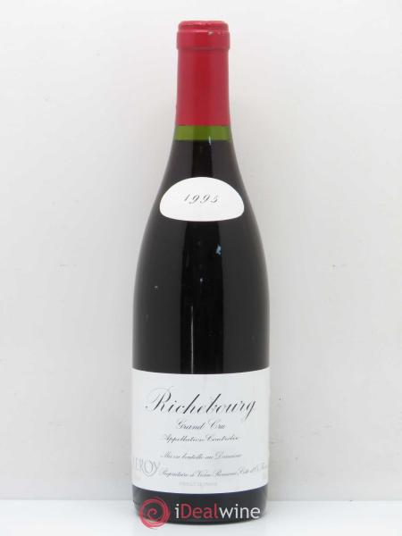Acheter Richebourg Grand Cru Leroy (Domaine) 1995 (lot: B2107231-640)