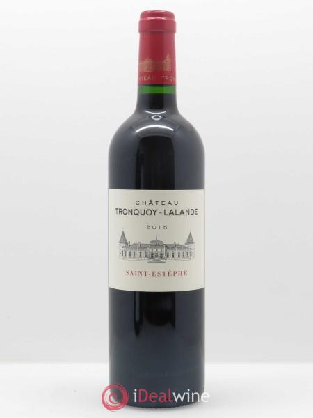 Acheter Château Tronquoy Lalande 2015 (lot: B2110040-16184)