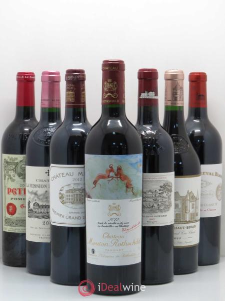 Acheter Caisse Duclot collection Mondrian (1 Petrus - 1 Mouton Rothschild - 1 Lafite Rothschild ...