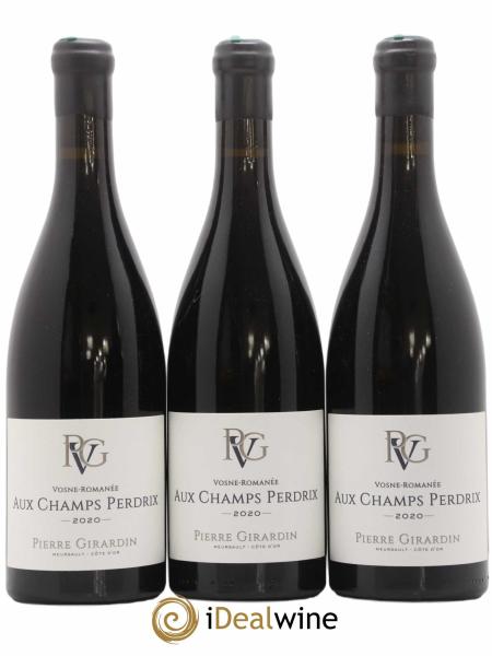 Acheter vin Vosne-Romanée Aux Champs Perdrix Pierre Girardin 2020 (lot ...
