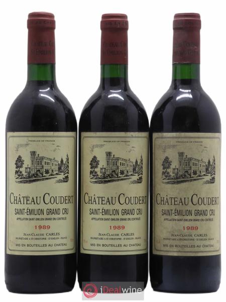 Acheter vin Saint-Émilion Grand Cru Château Coudert 1989 (lot: B2218742 ...