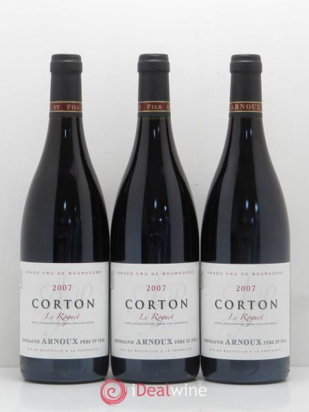 Acheter vin Corton Grand Cru Le Rognet Domaine Arnoux Pere et Fils ...