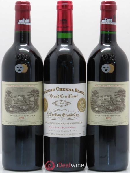 Acheter Caisse Duclot (2 Cheval Blanc - 1 Yquem - 2 Lafite Rothschild - 1 Petrus) 1999 (lot ...