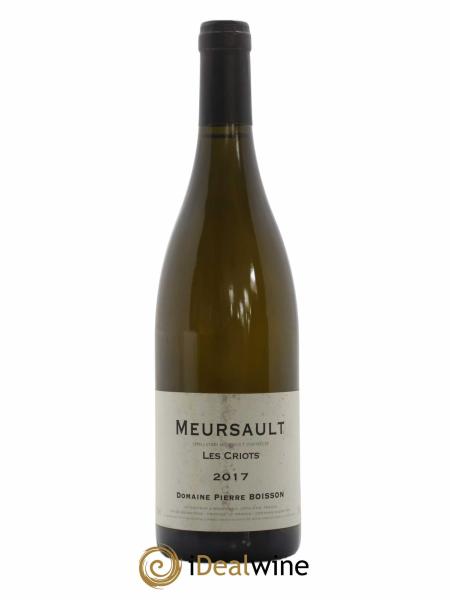 Acheter Meursault Les Criots Pierre Boisson (Domaine) 2017 (lot ...