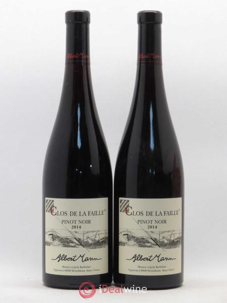 Acheter vin Alsace Pinot Noir Clos de la Faille Albert Mann (sans prix ...
