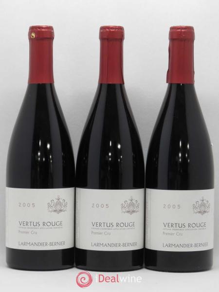 Acheter Coteaux Champenois 1er Cru Vertus Rouge Larmandier-Bernier 2005 ...