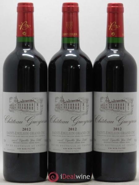 Acheter vin Saint-Émilion Grand Cru Château Gueyrosse 2012 (lot ...