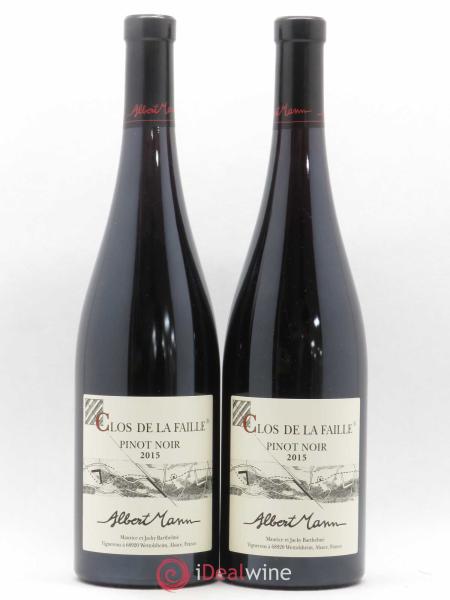 Acheter Alsace Pinot Noir Clos de la Faille Albert Mann 2015 (lot ...
