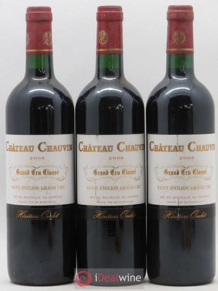 Acheter vin Château Chauvin Grand Cru Classé 2008 (lot: B2110040-51119)