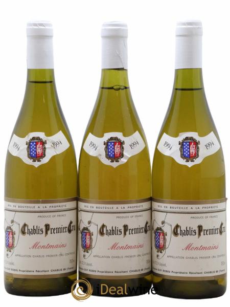 Acheter vin Chablis 1er Cru Montmains Guy Robin 1994 (lot: B2256468-2106)