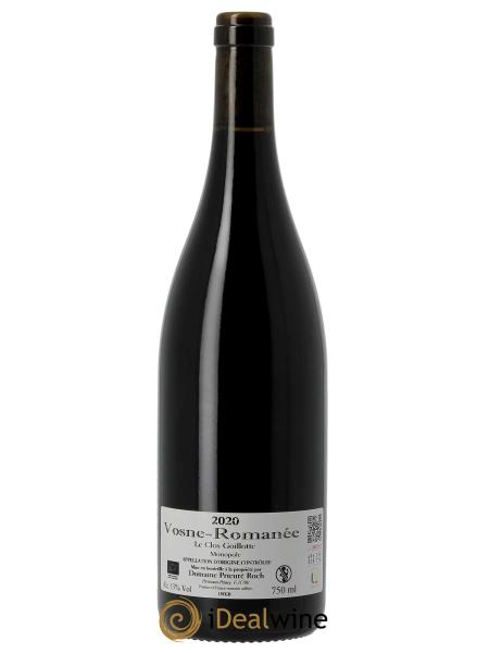 Acheter vin Vosne-Romanée Le Clos Goillotte Prieuré Roch 2020 (lot ...