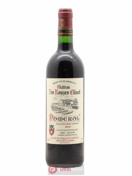 Acheter vin Pomerol Château Les Rouzes Clinet 2000 (lot: B2204580-6750)