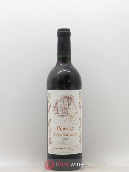 Acheter Pauillac Baron Nathaniel Baron Philippe de Rothsclild 2001 (lot ...