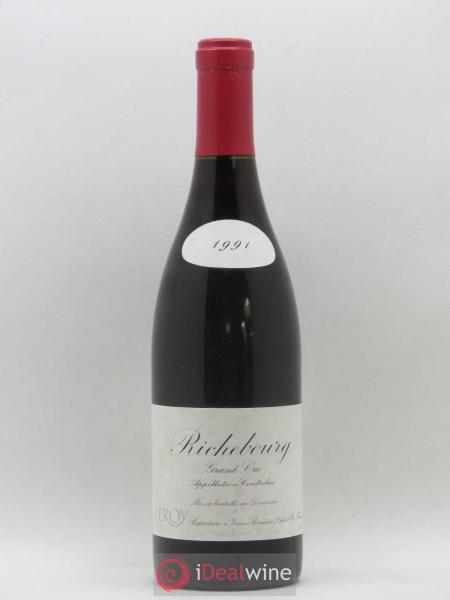 Acheter Richebourg Grand Cru Leroy (Domaine) 1991 (lot: B2190782-4120)