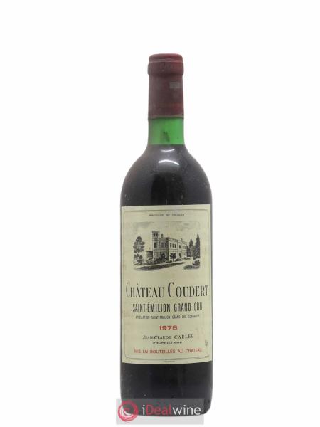 Acheter Saint-Émilion Grand Cru Château Coudert 1978 (lot: B2213977-7100)