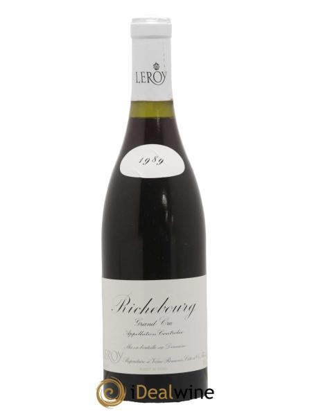 Acheter Richebourg Grand Cru Leroy (Domaine) 1989 (lot: B2254823-4925)