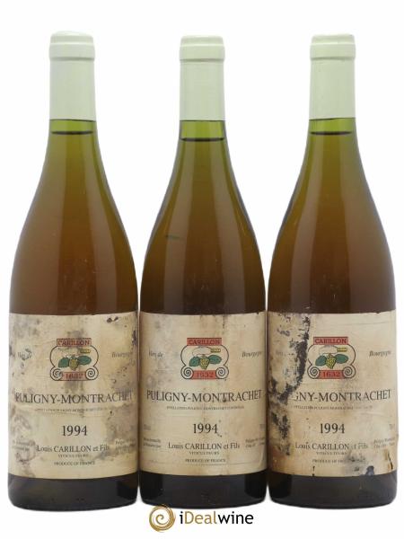 Buy Puligny-Montrachet Louis Carillon & Fils 1994 (lot: B2220711-1885)