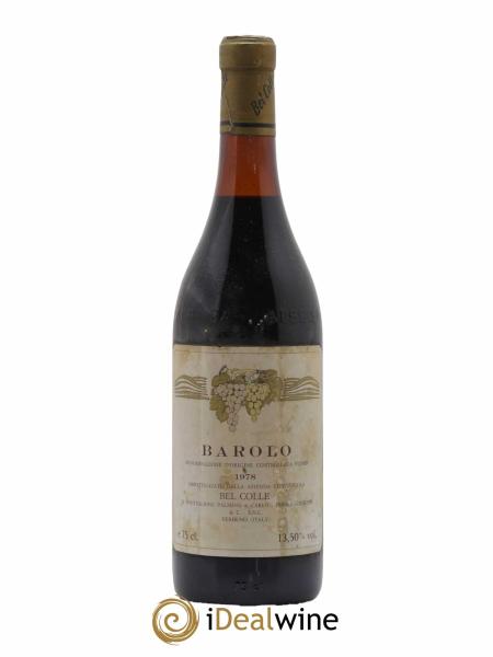 Acheter Barolo DOCG Bel Colle 1978 (lot: B2276121-26)