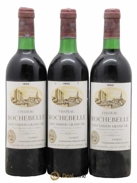 Acheter vin Château Rochebelle Grand Cru Classé 1982 (lot: B2232643-6797)