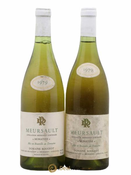 Acheter Meursault La Monatine Domaine Rougeot 1979 (lot: B2246203-3071)