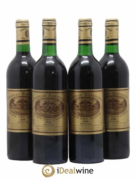 Acheter vin Château Batailley 5ème Grand Cru Classé 1986 (lot: B2236888-6604)