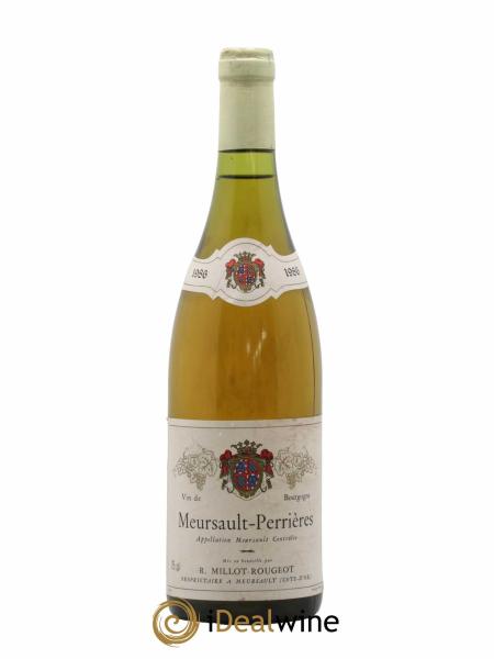 Acheter Meursault Perrières Millot Rougeot 1986 (lot: B2265301-1247)