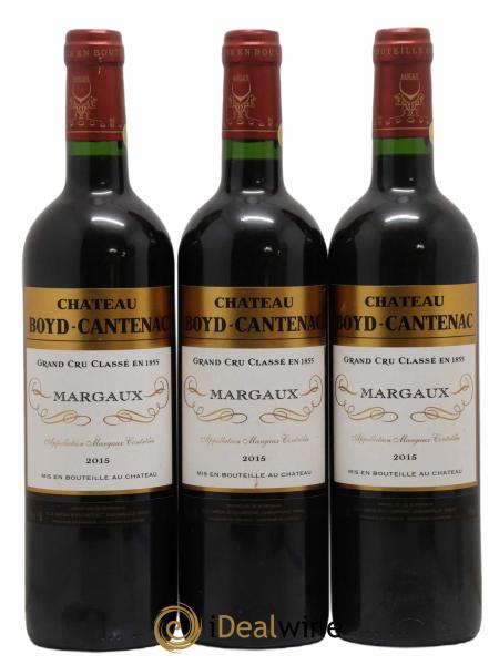 Acheter Château Boyd Cantenac 3ème Grand Cru Classé 2015 (lot: B2110040-139906)