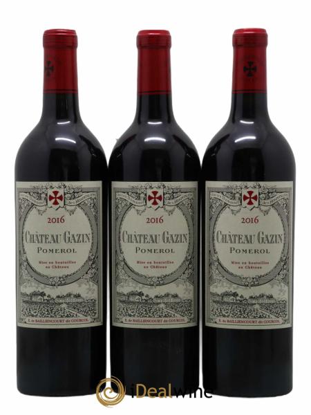 Acheter Château Gazin 2016 (lot: B2110040-139854)