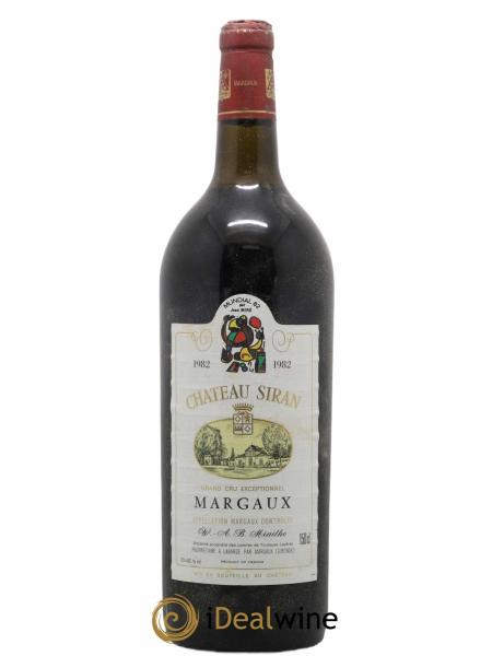 Acheter vin Château Siran 1982 (lot: B2259607-6521)
