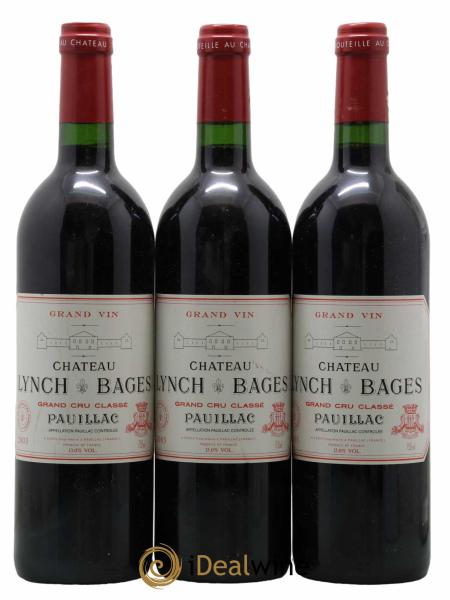 Acheter Château Lynch Bages 5ème Grand Cru Classé 2003 (lot: B2110040-152797)