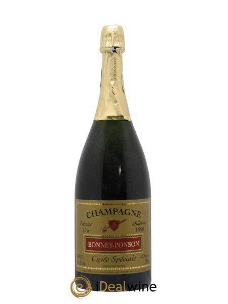 Acheter vin Champagne Brut 1er Cru Cuvée Spéciale Bonnet Ponson 1998 ...