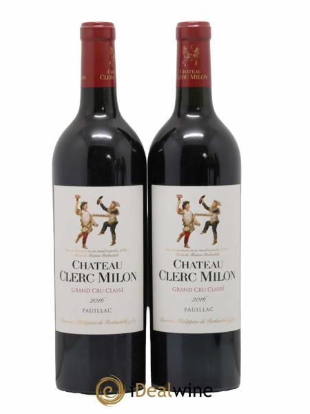 Acheter Château Clerc Milon 5ème Grand Cru Classé 2016 (lot: 408e2a84-2bd1-43ca-8c8b-030db98aa047)