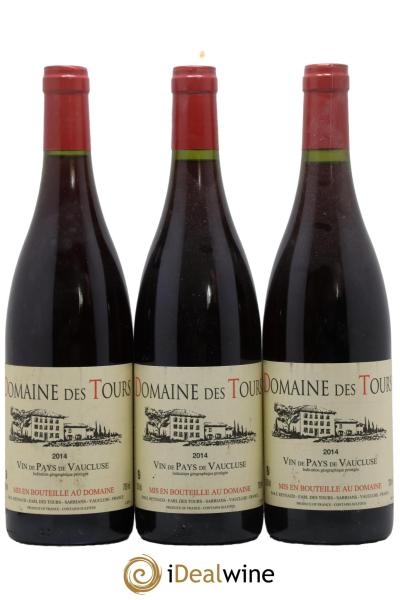 Acheter vin IGP Vaucluse (Vin de Pays de Vaucluse) Domaine des Tours ...