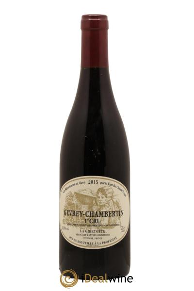 Buy Gevrey-Chambertin 1er Cru La Gibryotte Claude Dugat 2015 (lot: 2350397)