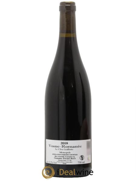 Buy Vosne-Romanée Le Clos Goillotte Prieuré Roch 2018 (lot: 2422790)