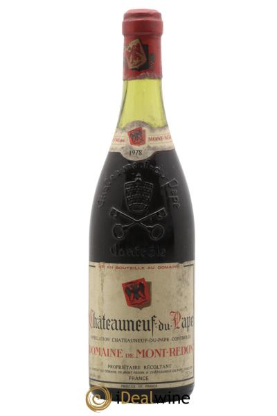 Buy Châteauneuf-du-Pape Château Mont-Redon Famille Abeille-Fabre 1978 (lot: 2509181)