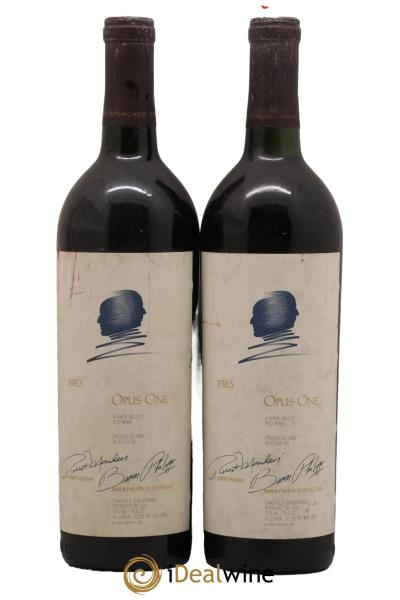 Acheter vin Napa Valley Opus One Robert Mondavi 1983 (lot: 2339438)