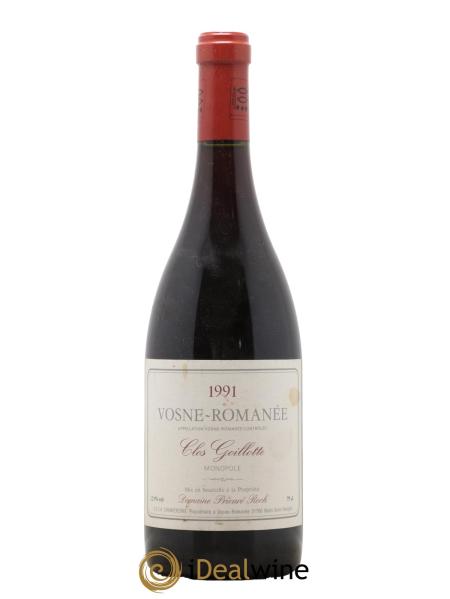 Buy Vosne-Romanée Le Clos Goillotte Prieuré Roch 1991 (lot: 2455524)
