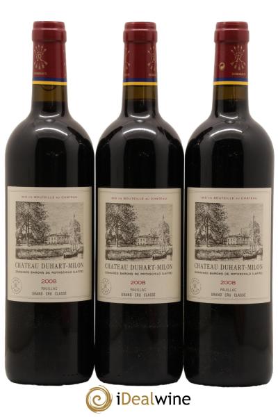 Acheter Château Duhart-Milon 4ème Grand Cru Classé 2008 (lot: 2333264)