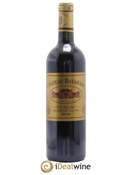Acheter vin Château Batailley 5ème Grand Cru Classé 2010 (lot: 2524038)