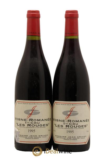 Acheter Vosne-Romanée 1er Cru Les Rouges Jean Grivot 1995 (lot: 2361479)