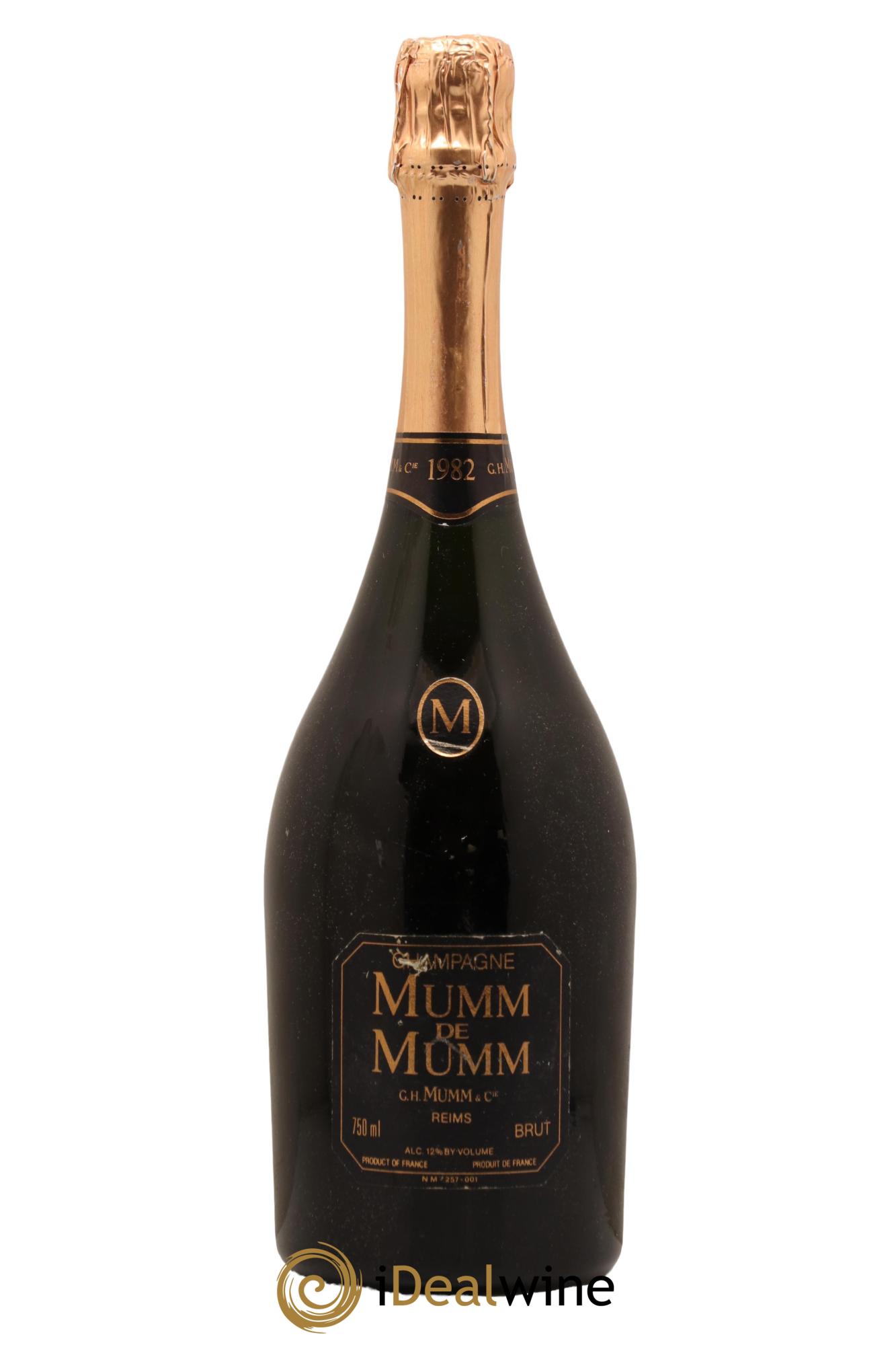 Buy Champagne Mumm De Mumm Maison Mumm 1982 (lot: 2346970)