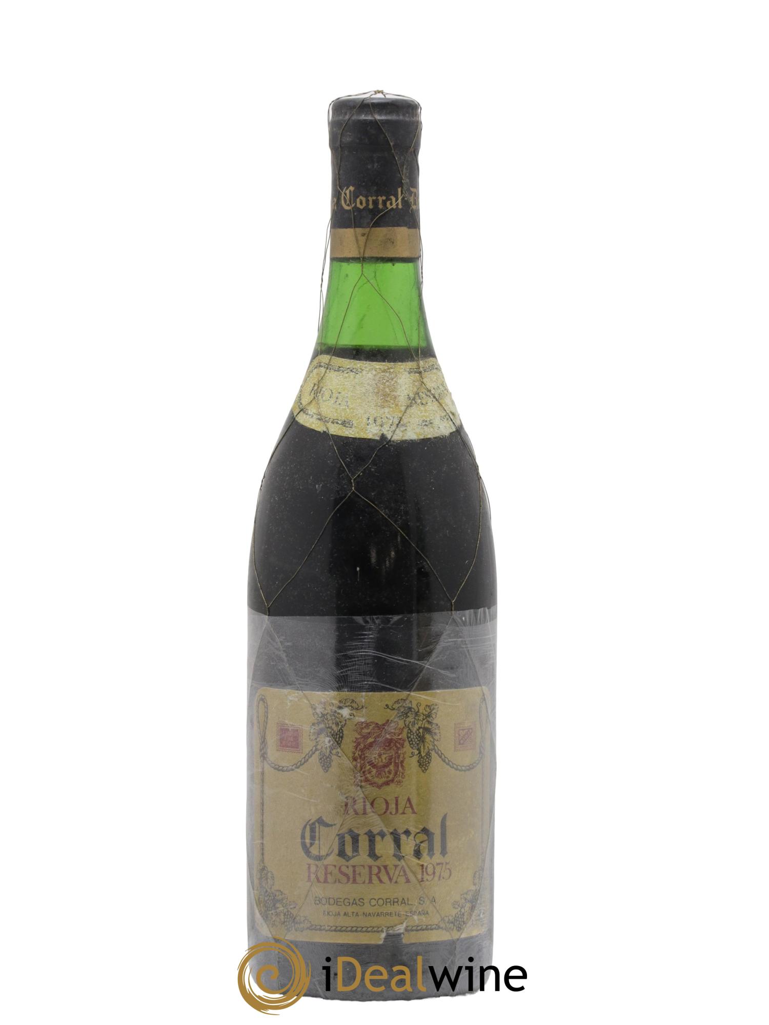 Acheter Rioja DOCA Corral Reserva 1975 (lot: 2440337)
