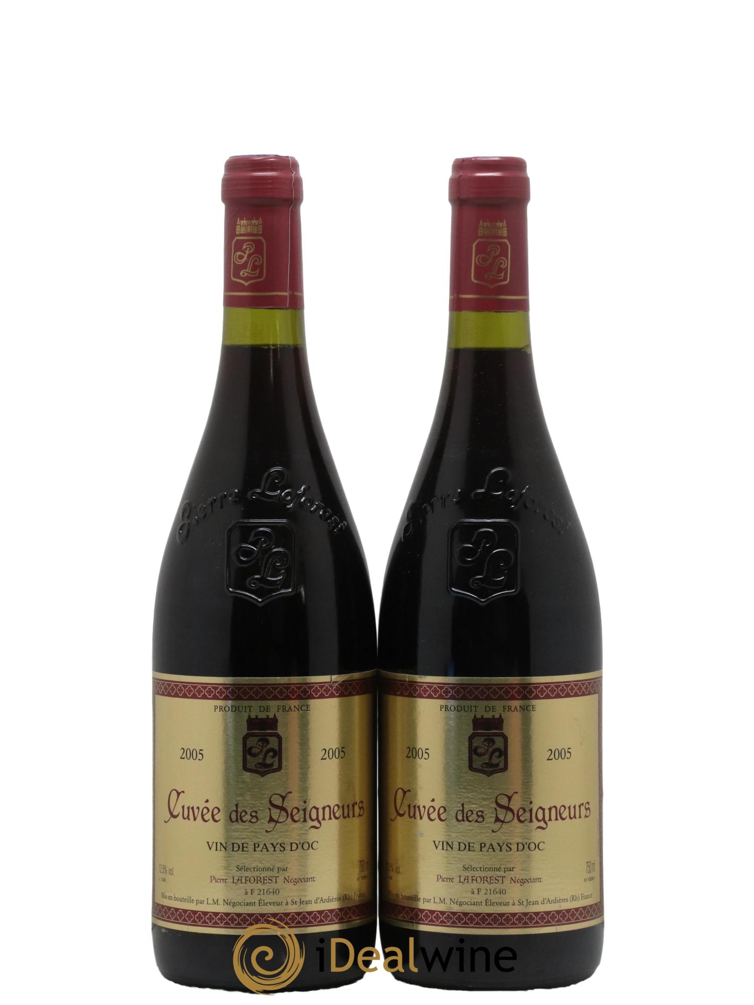 Acheter vin IGP Pays d'Oc (Vin de Pays d'Oc) Cuvée des Seigneurs ...