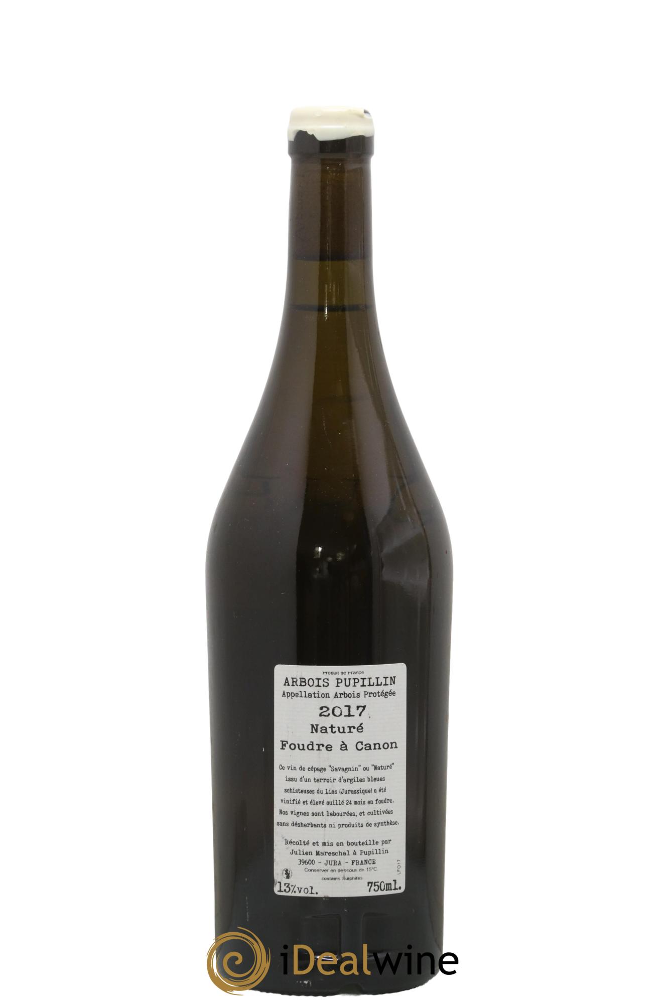 Acquista Arbois Pupillin Foudre à Canon Naturé Domaine de la Borde 2017 ...