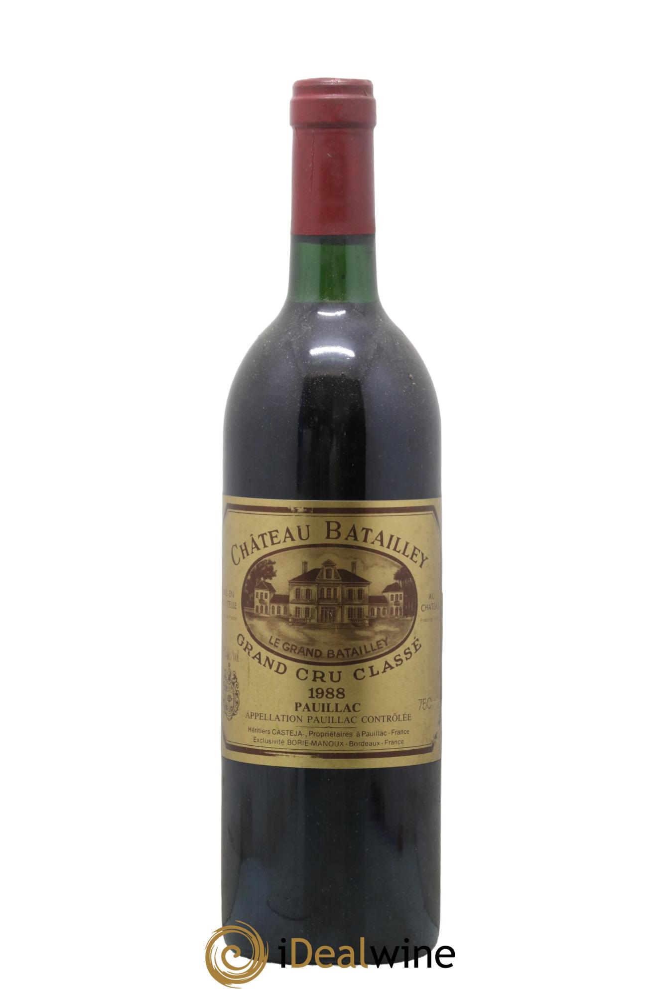 Acheter vin Château Batailley 5ème Grand Cru Classé 1988 (lot: 2479843)